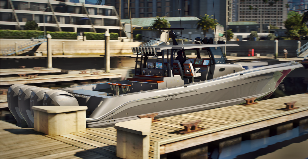 53FT HCB Suenos Fishing Boat with Trailer – Reb's Designs